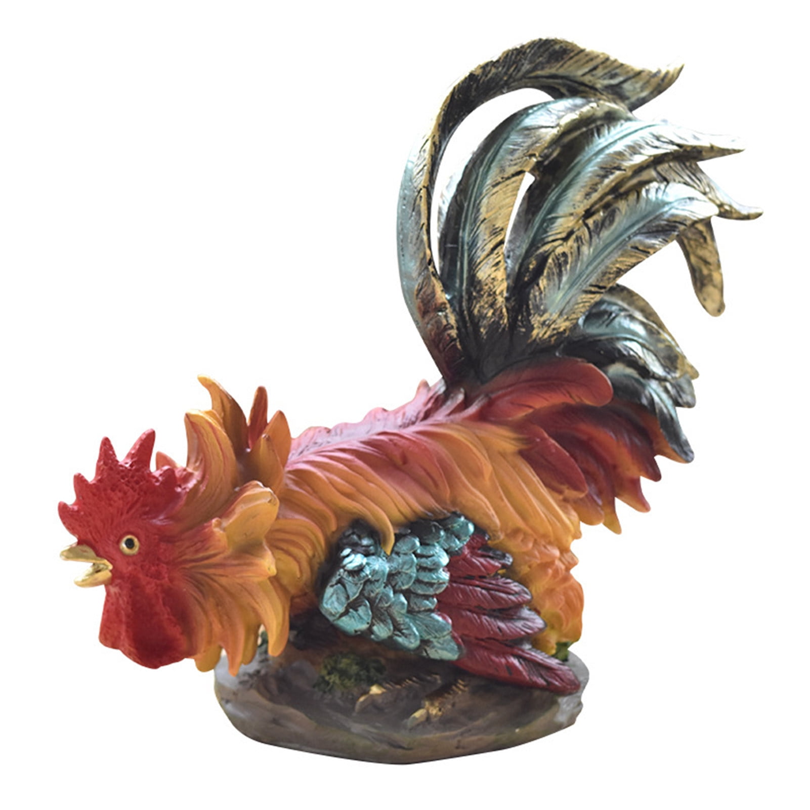 Gardenne Resin Rooster Sculpture Indoor Rooster Statue Resin Rooster ...