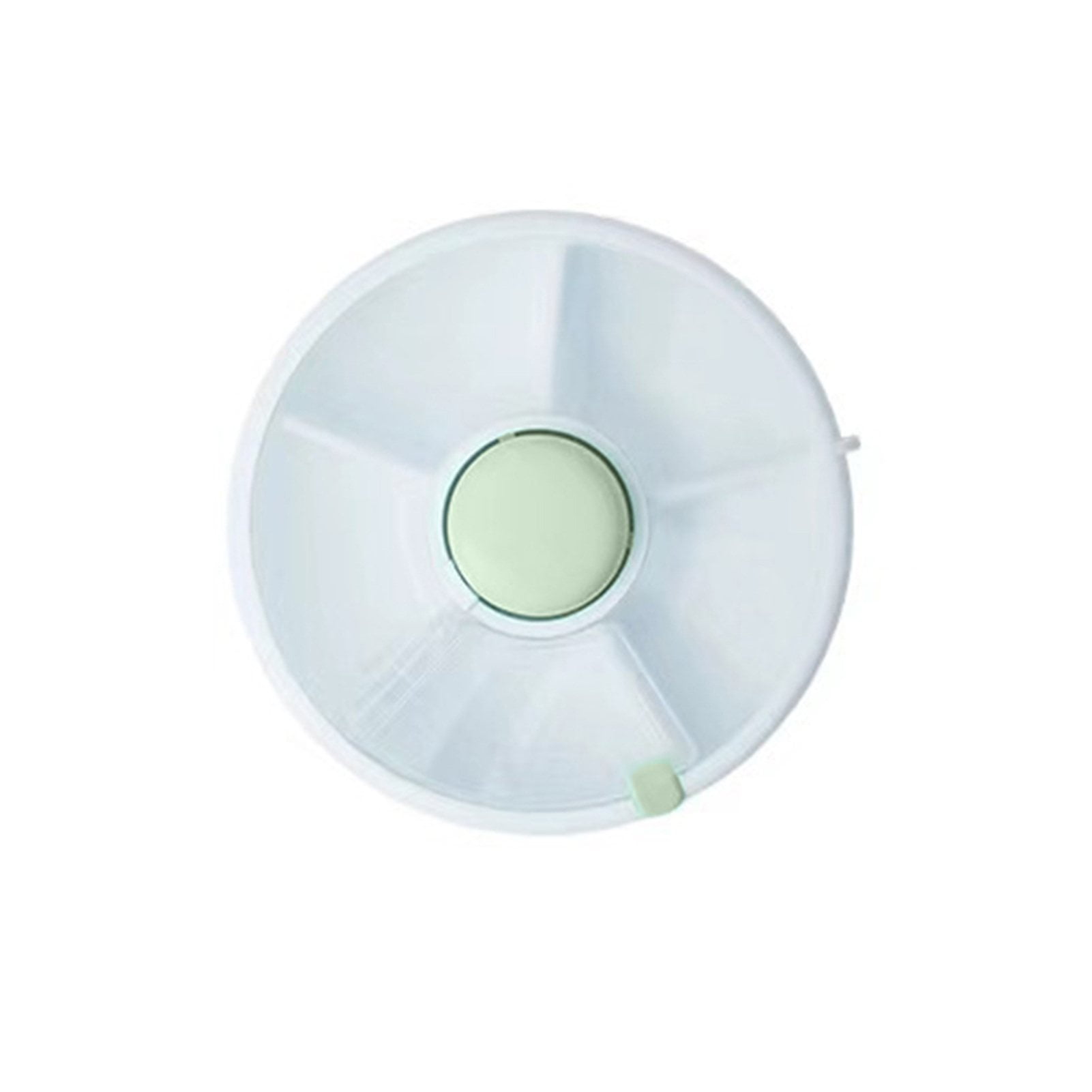 Gardenne Transparent Snack Box Leak proof Snack Holder Round Snack ...