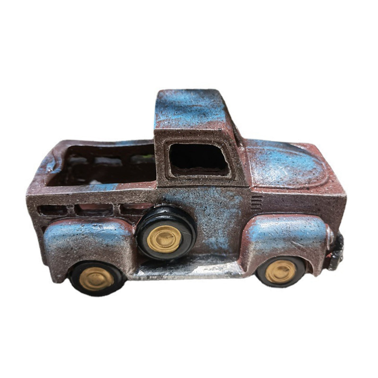 Gardenne Vintage Rustic Truck Decoration Resin Truck Ornament Rustic ...