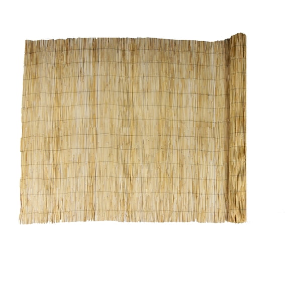 Gardenpath, 4445074, 4 ft. H x 8 ft. W Peeled & Polished Natural Reed ...