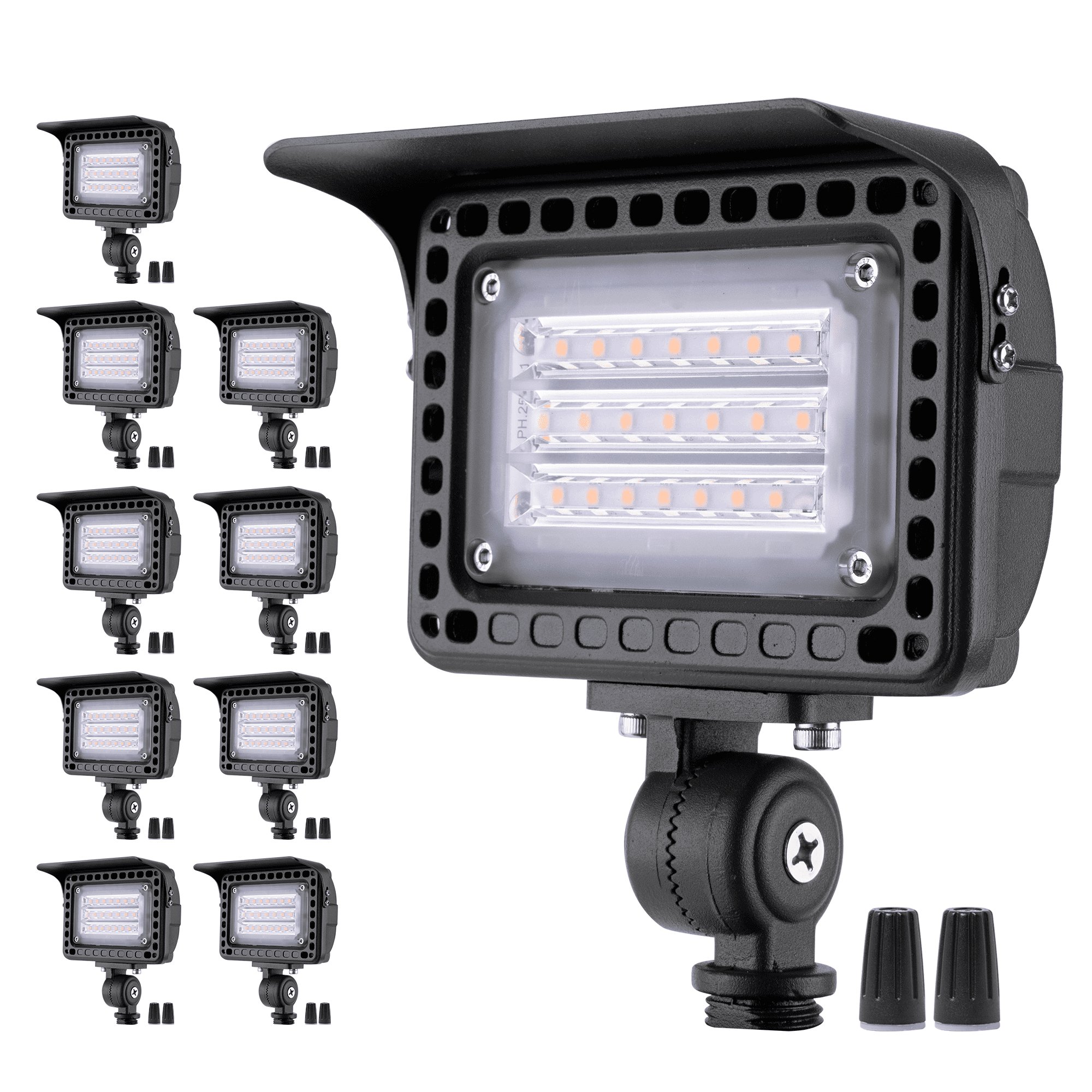 Gardenreet 7W Flood Light Outdoor Waterproof Dimmable LED, Die-cast ...