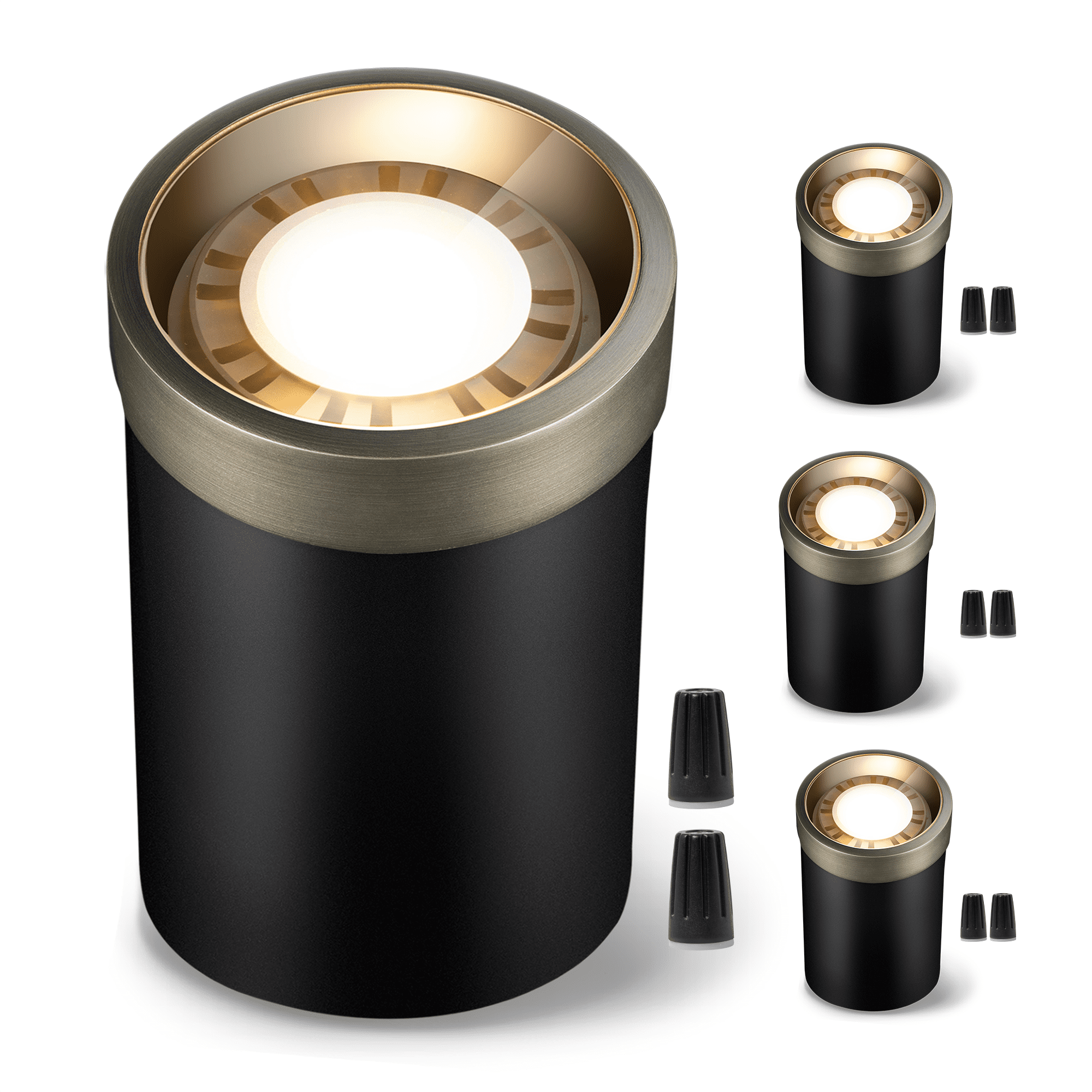Gardenreet Brass 12V Well Light, Waterproof LED Low Voltage Outdoor In ...