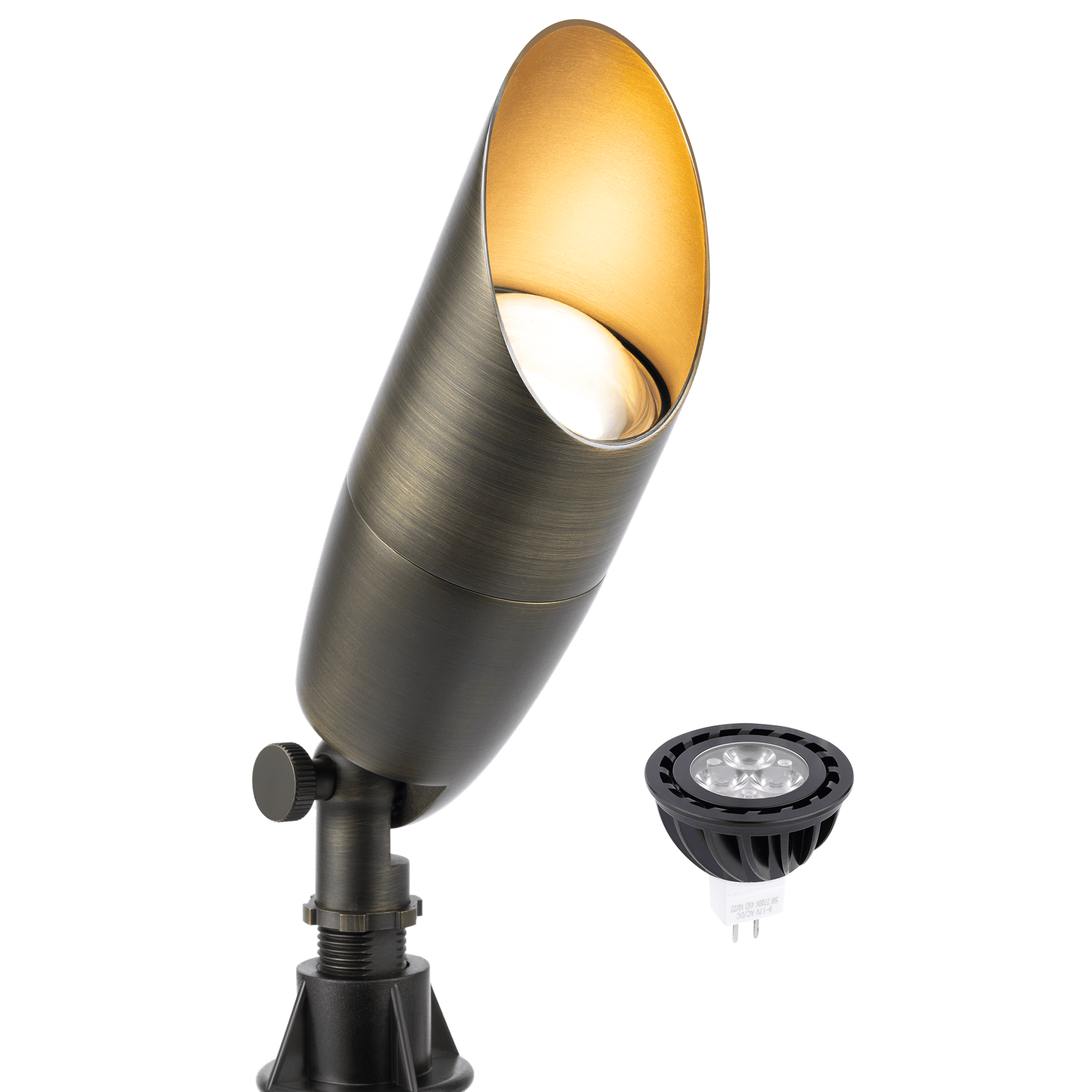 Gardenreet Brass Low Voltage Landscape Spotlights,12V Spot Up Landscape ...