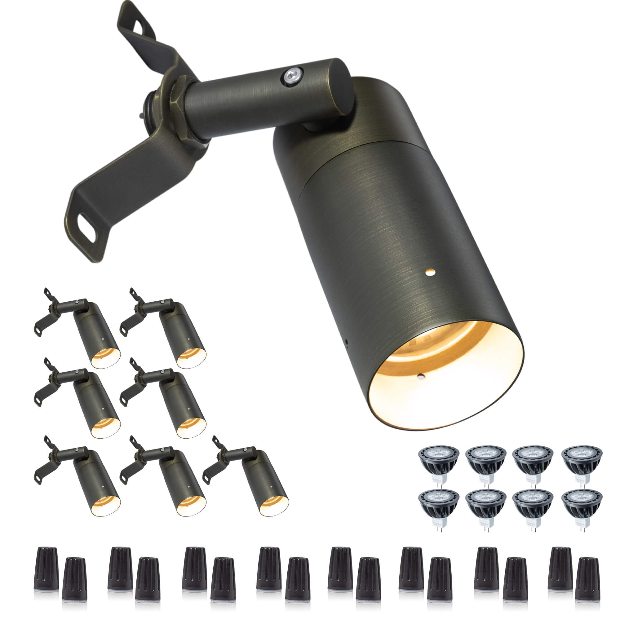 Gardenreet Brass Low Voltage Down Lights, 12V Outdoor LED Landscape ...