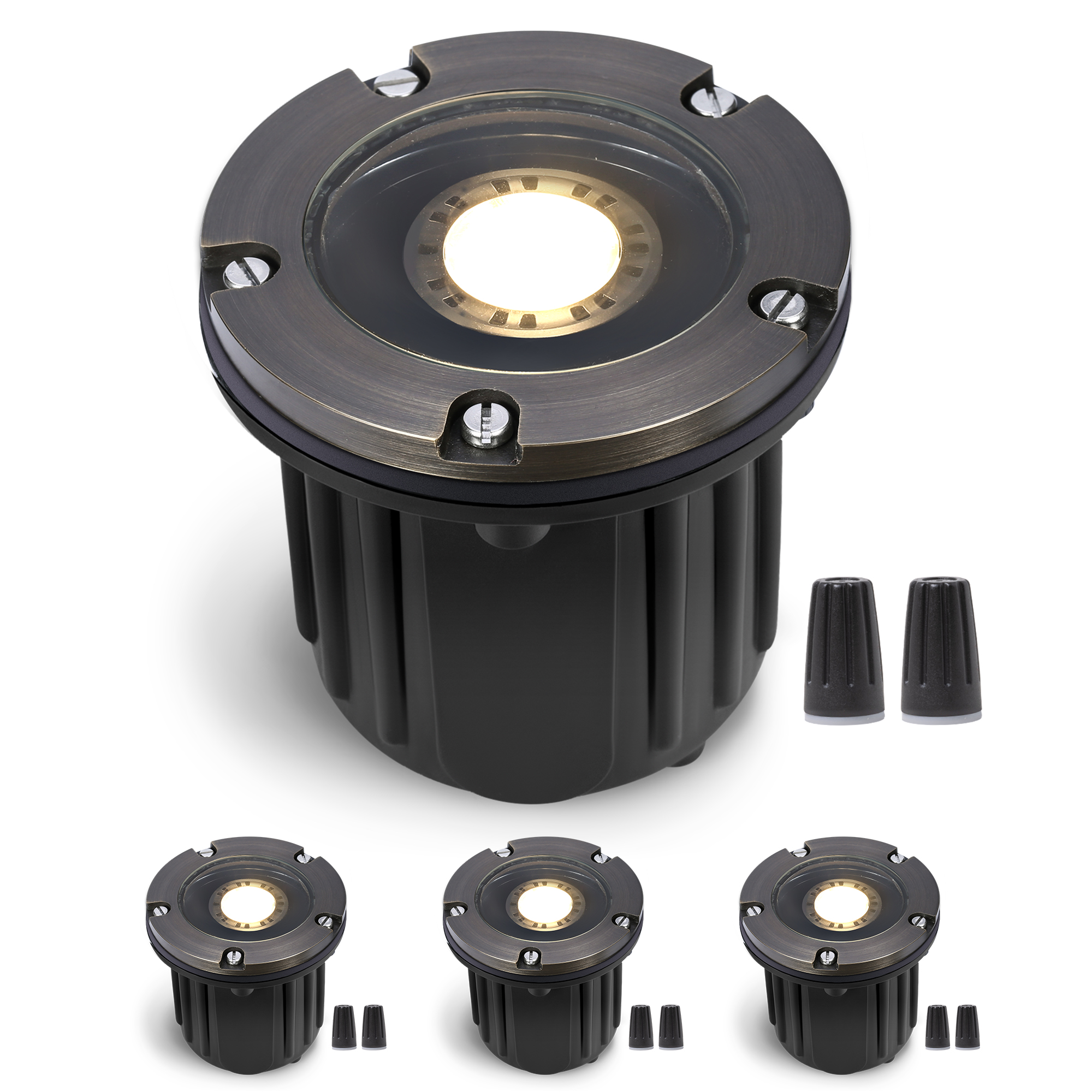 Gardenreet Brass Well Lights Landscape Led In Ground,12V LED Outdoor ...