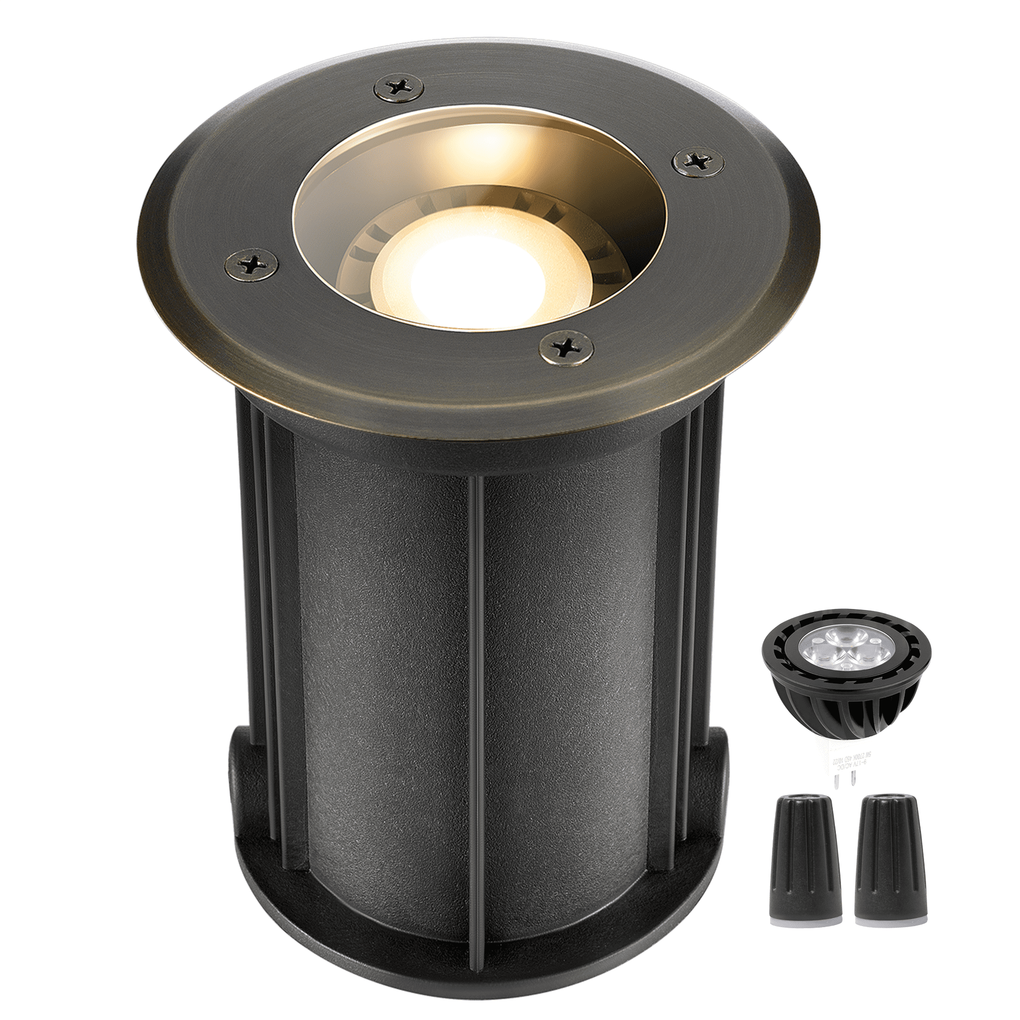 Gardenreet Brass Well Lights Landscape Led In Ground, Waterproof 12V ...
