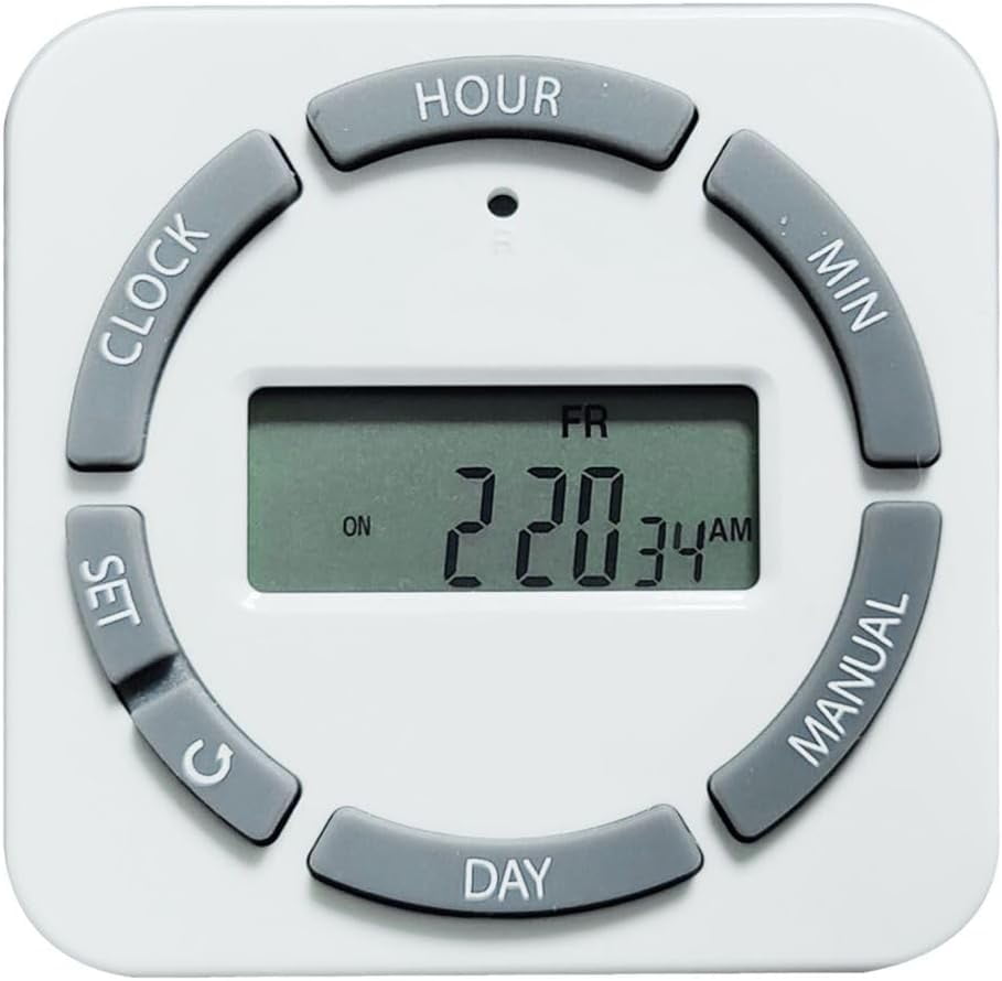 Gardenreet Digital Timer Outdoor Landscape Lighting Timer for Low ...