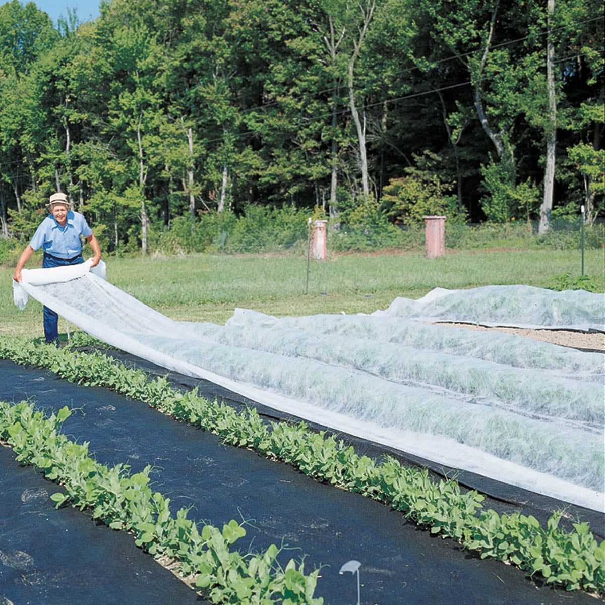 Gardens Alive 10’ x 10’ Heavyweight Fabric Floating Row Cover - Walmart.com