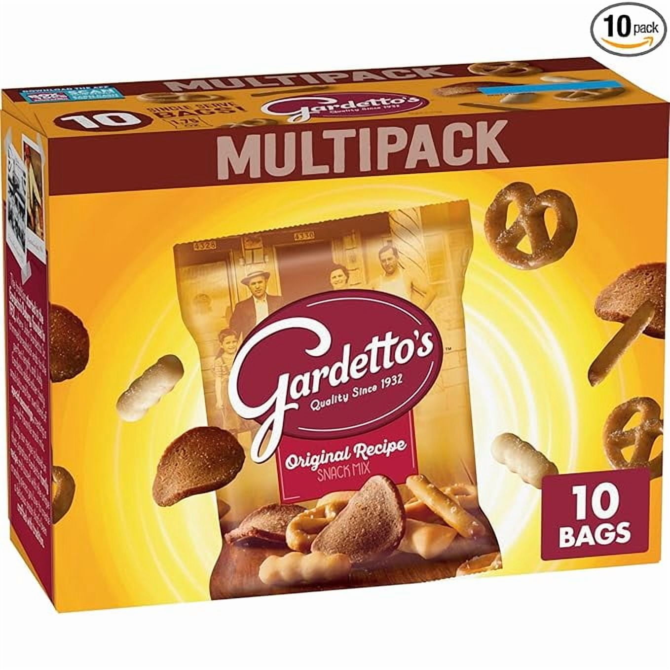 Gardetto's Original Recipe Snack Mix, Single Serve Bags Multipack, 10 Ct, 17.5 oz - Walmart.com