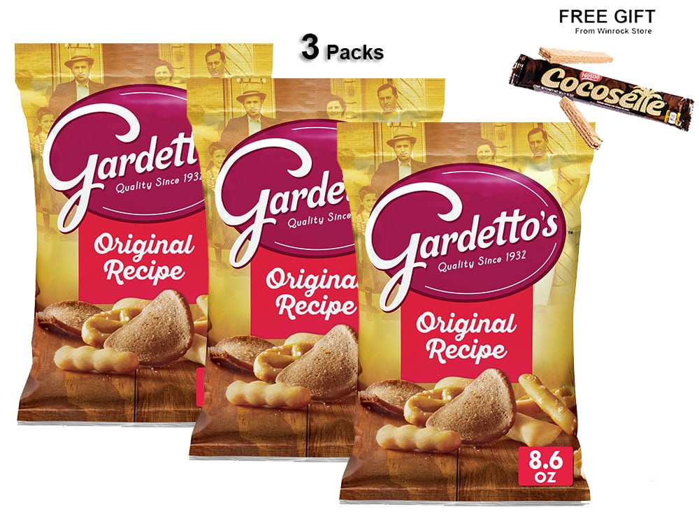 Gardetto's Snack Mix, Original Recipe, Snack Bag, 8.6 oz (3 Packs) Free ...