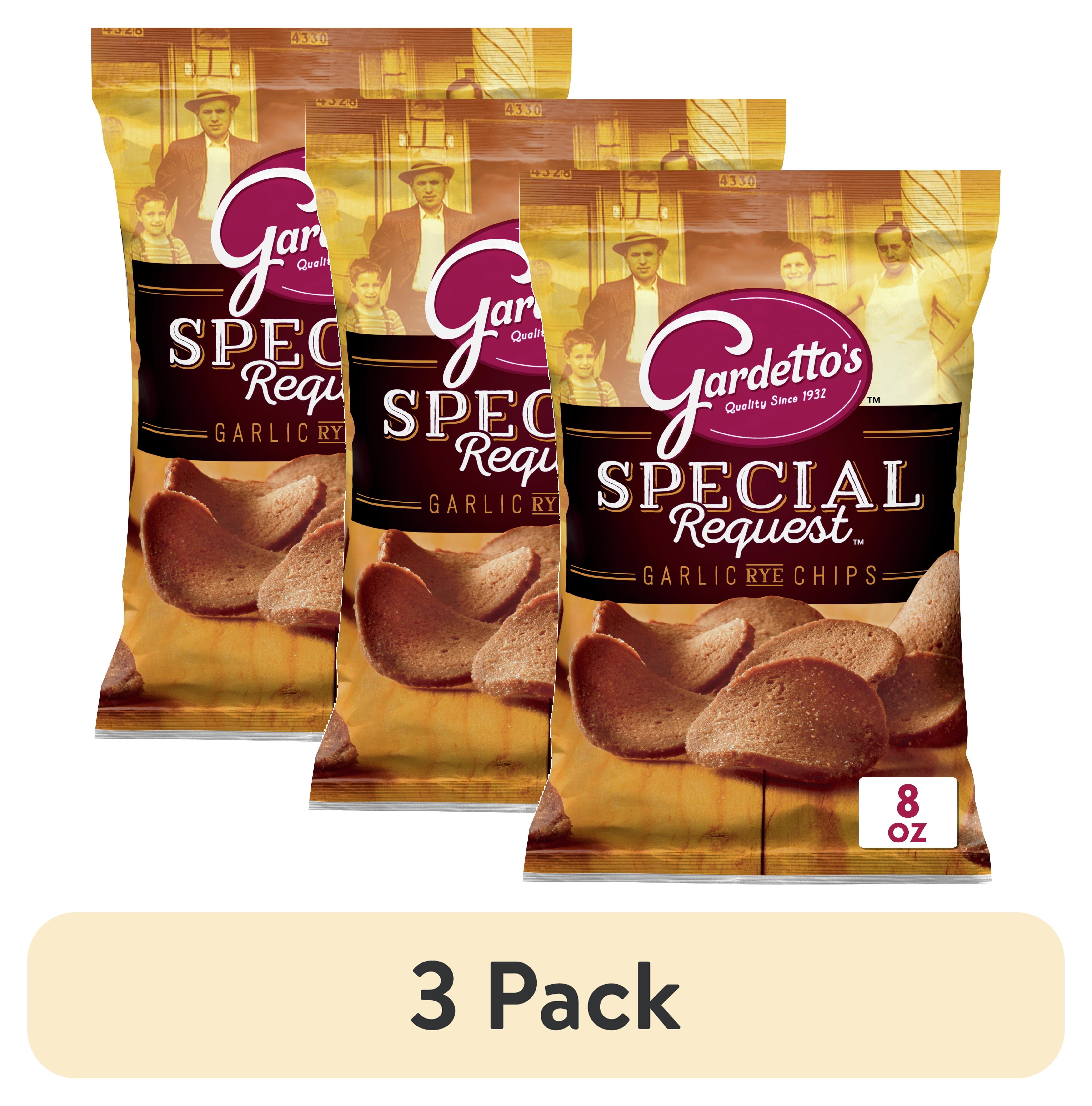 (3 pack) Gardetto's Snack Mix, Roasted Garlic Rye Chips, 8 oz - Walmart.com