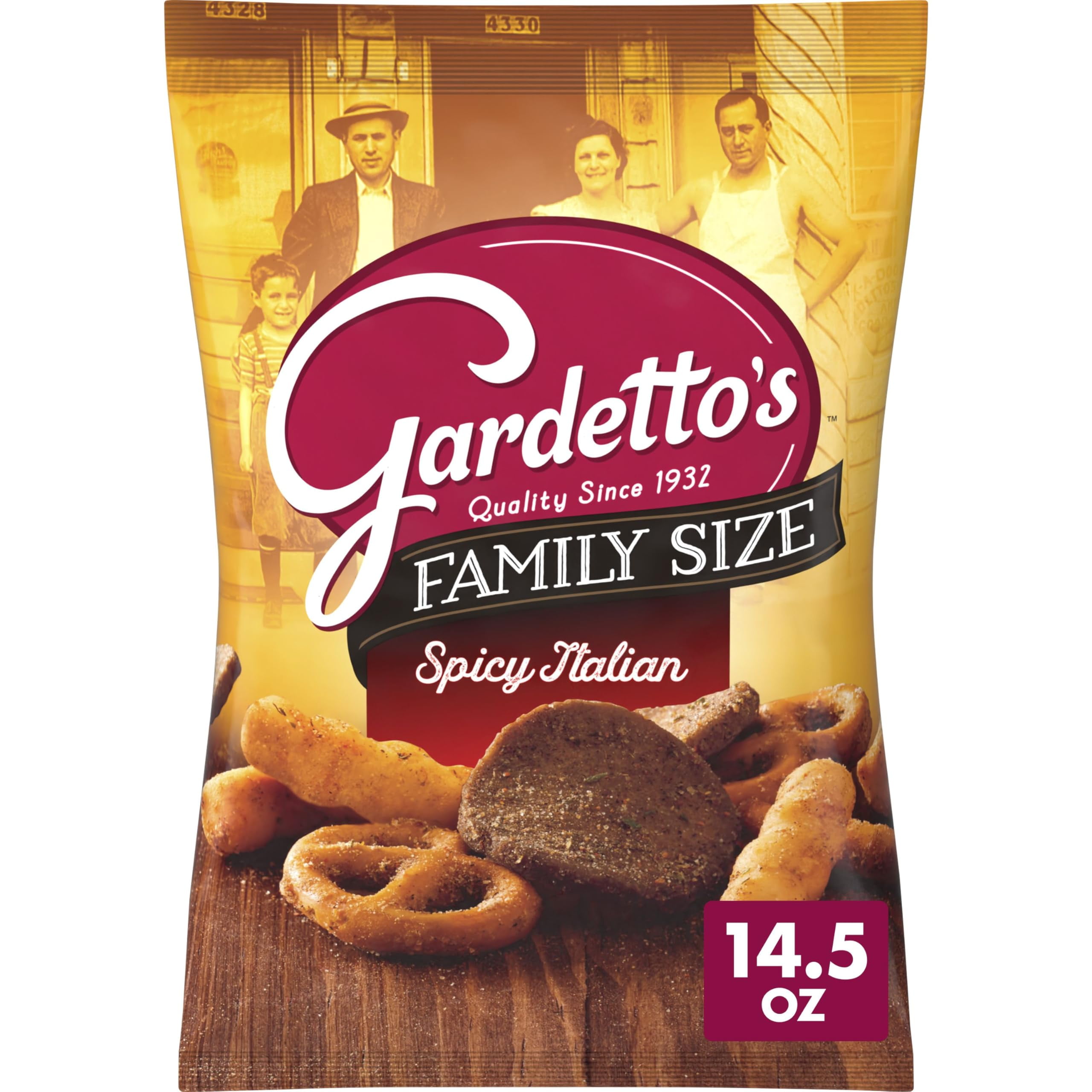 Gardetto's Snack Party Mix, DMF15 Spicy Italian, Family Size Bag Pub ...