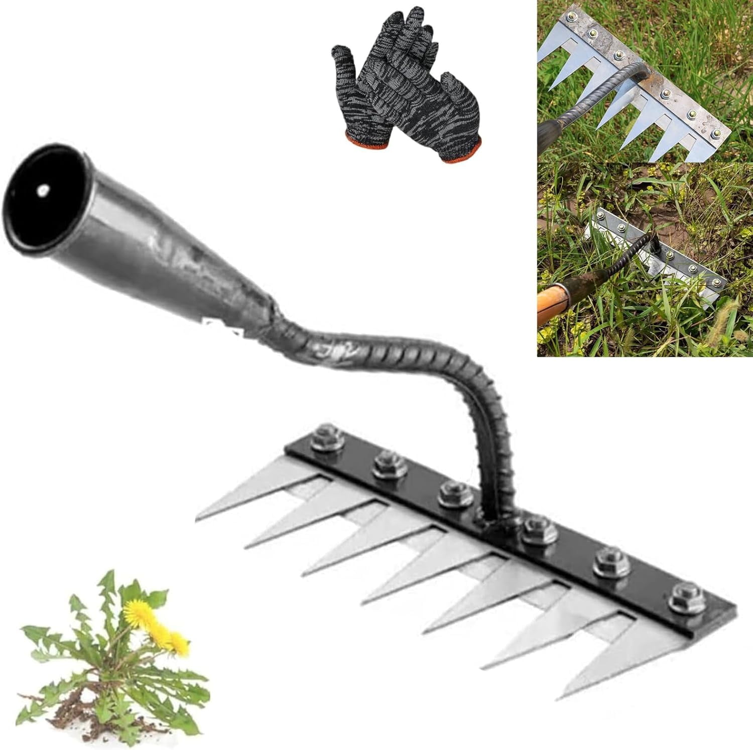 Gardinea Iron Weeding Rakes, Gardenia Iron Weeding Rakes, Iron Rake for ...