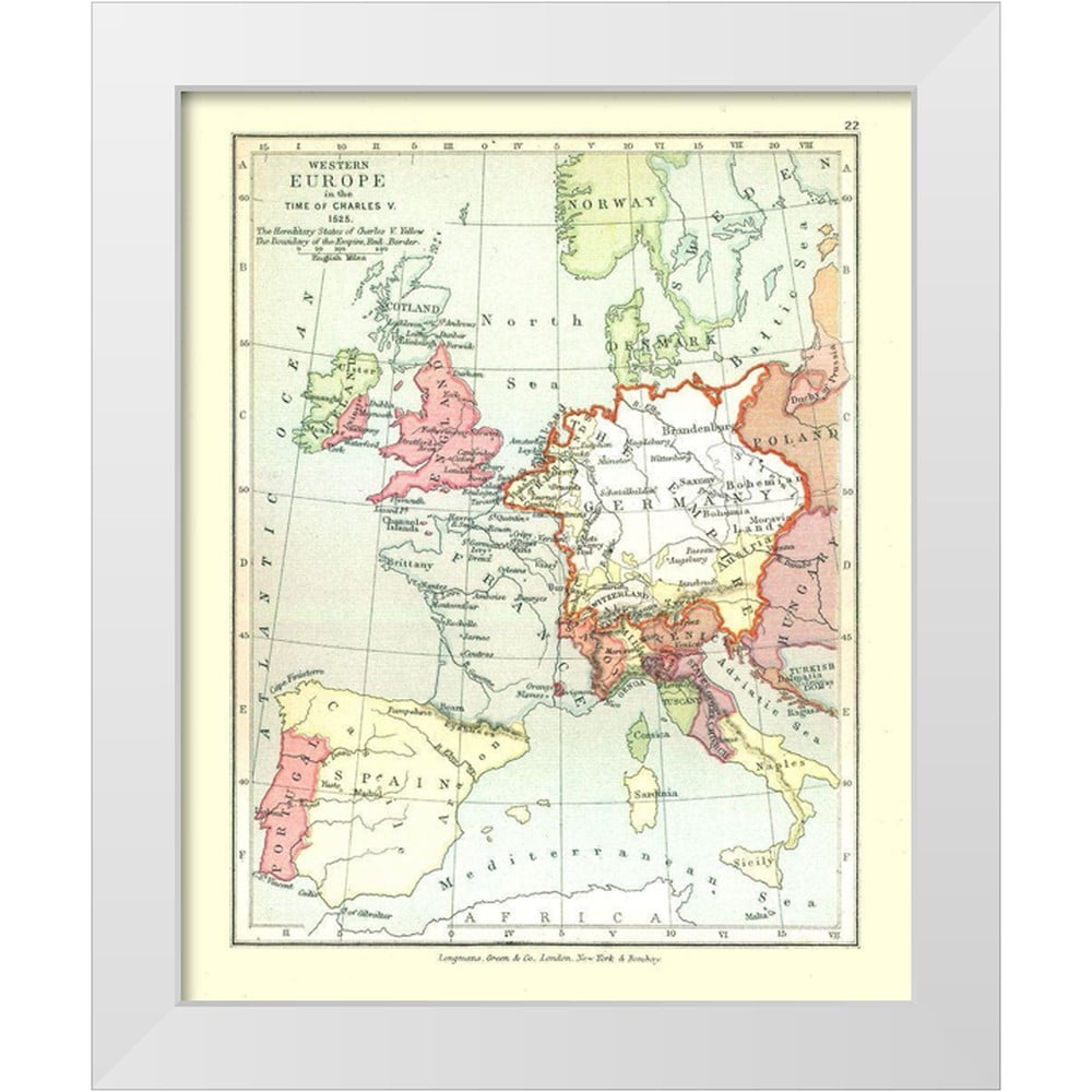 Gardiner 12x14 White Modern Wood Framed Museum Art Print Titled ...