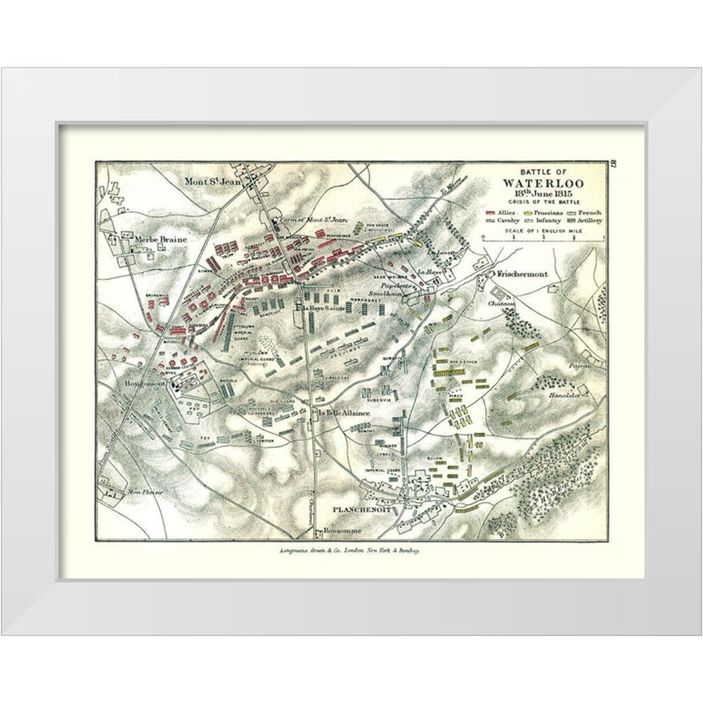 Gardiner 24x20 White Modern Wood Framed Museum Art Print Titled ...