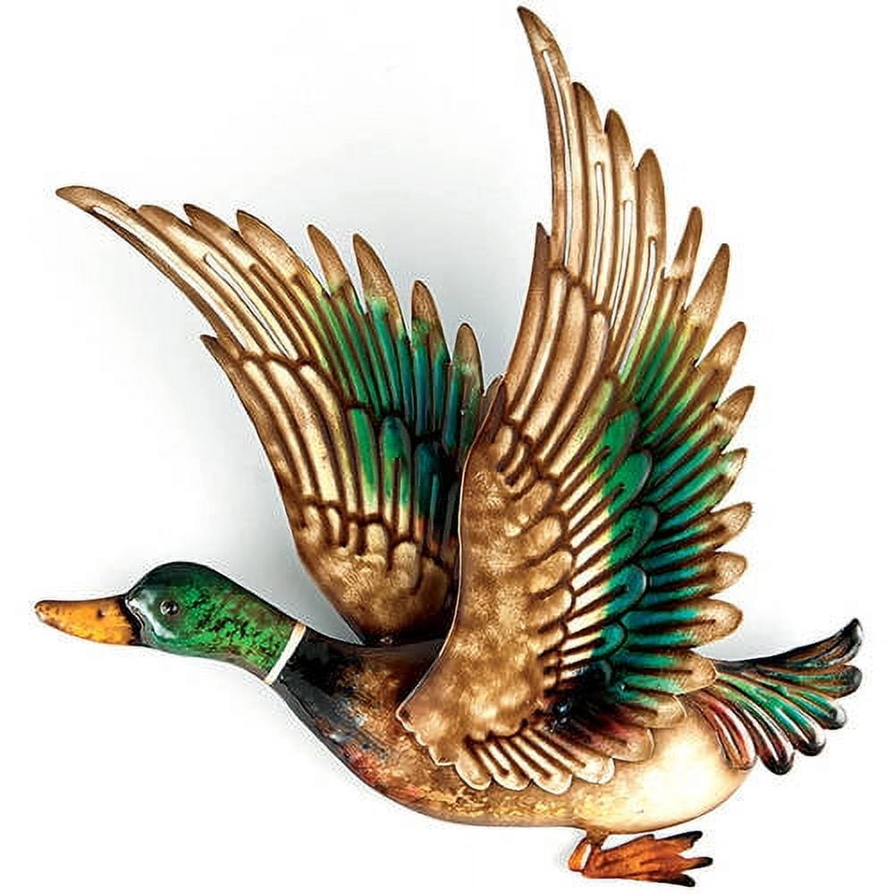 Gardman 8457 13.75" x 14" Duck Metal Wall Art - Walmart.com