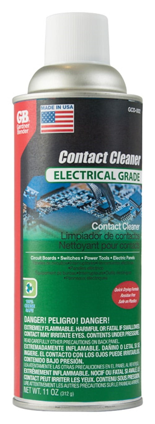 Gardner Bender GCD-002 Electrical Grade Contact Cleaner, 11 Oz ...