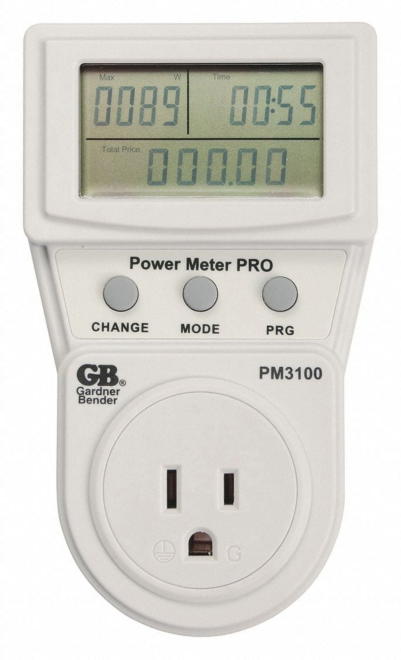 Gardner Bender Energy Management Device,8" D,125VAC,LCD PM3100 ...
