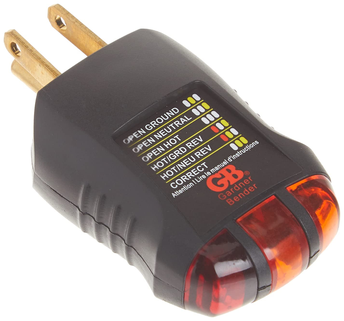 Gardner Bender GRT-3500 Outlet Receptacle Tester & Circuit Analyzer ...