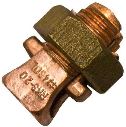 Gardner Bender GSBC-1/ON Solid Copper Split Bolt Connector, 1/0 AWG ...
