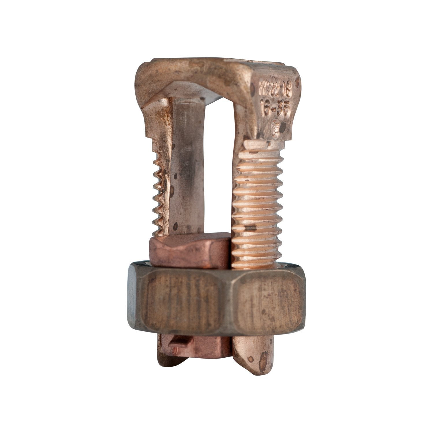 Gardner Bender GSBC-2 Solid Copper Split Bolt Connector, 6-2 AWG ...
