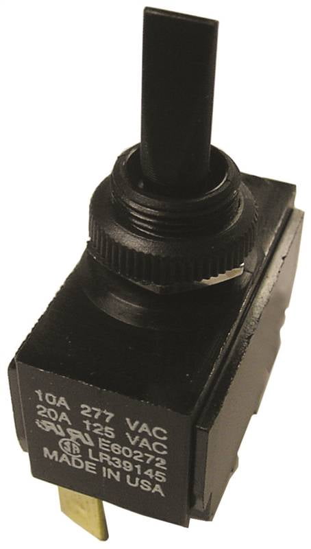 GB GSW-114 Toggle Switch, 125/277 VAC, SPDT, Spade Terminal, Plastic ...
