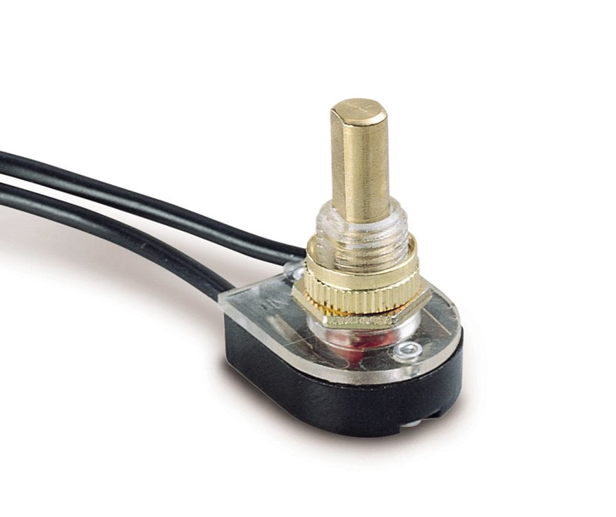 Gardner Bender GSW-25 Push Button Switch, Brass - Walmart.com