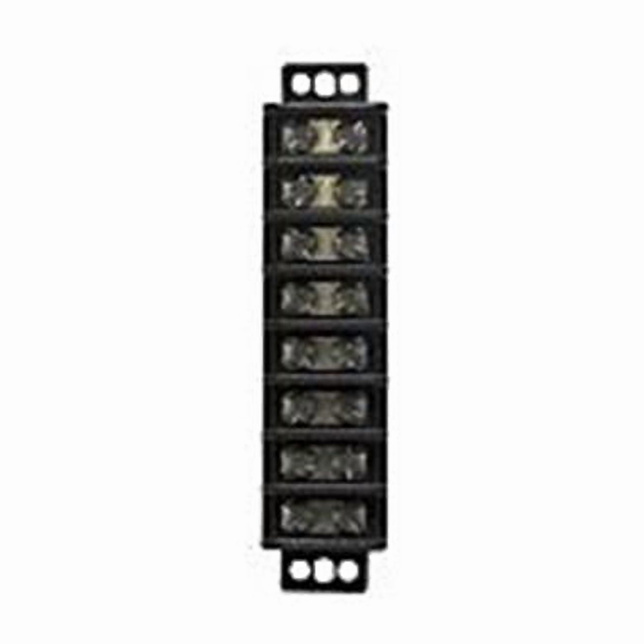 Gardner Bender GTB-408 8 Pole 30A 22-10 Awg Terminal Block - Black ...