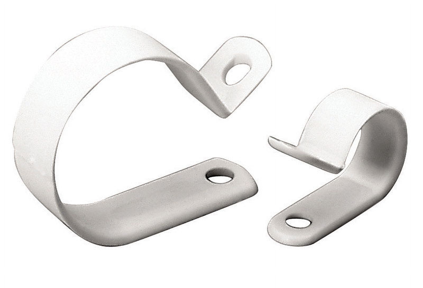 Gardner Bender PPC-1538 0.38 in. 1 Hole White Plastic Clamp- 15 Pack ...