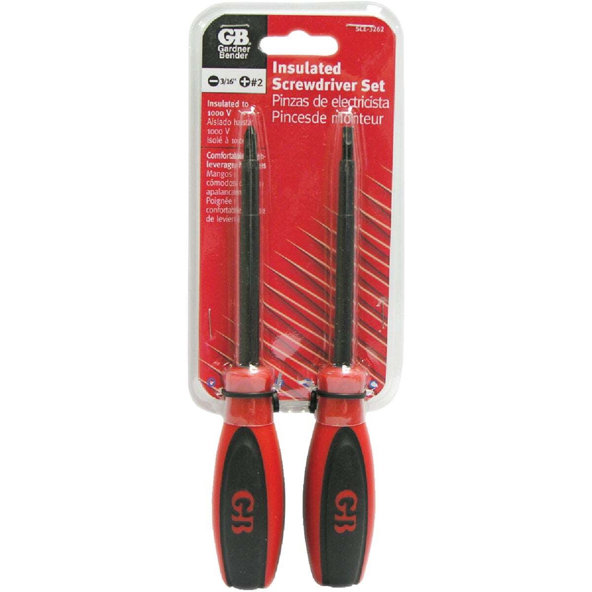 Gardner Bender Insulated Screwdriver Set (2-Piece) SCE-3262 - Walmart.com