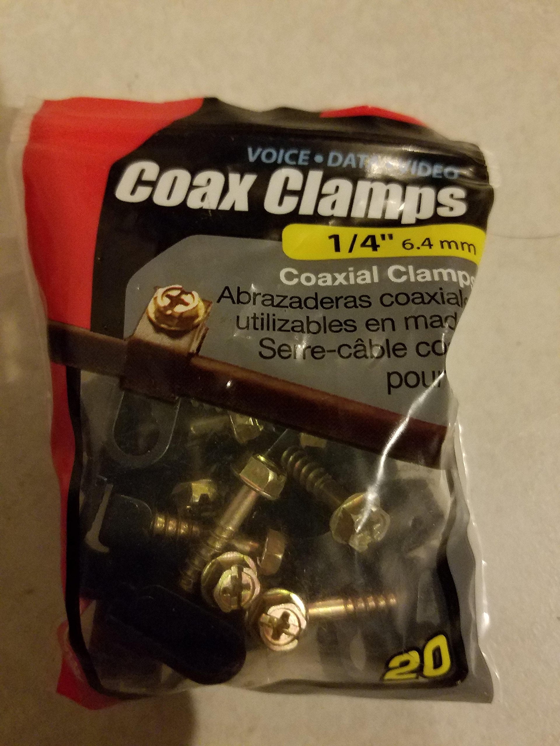 Gardner Bender Stainless Steel Coax Cable Clamp 20 pk - Walmart.com