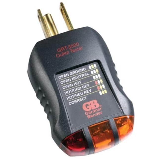 Gardner Bender Standard Outlet Tester GRT-3500 - Walmart.com