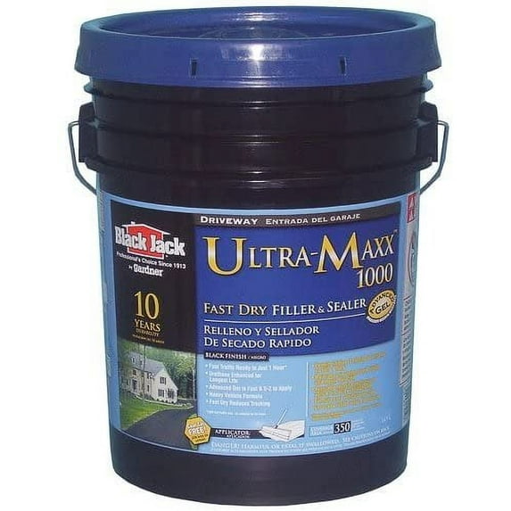 Black Jack Ultra-Maxx 1000, Urethane Blacktop Driveway Filler & Sealer ...