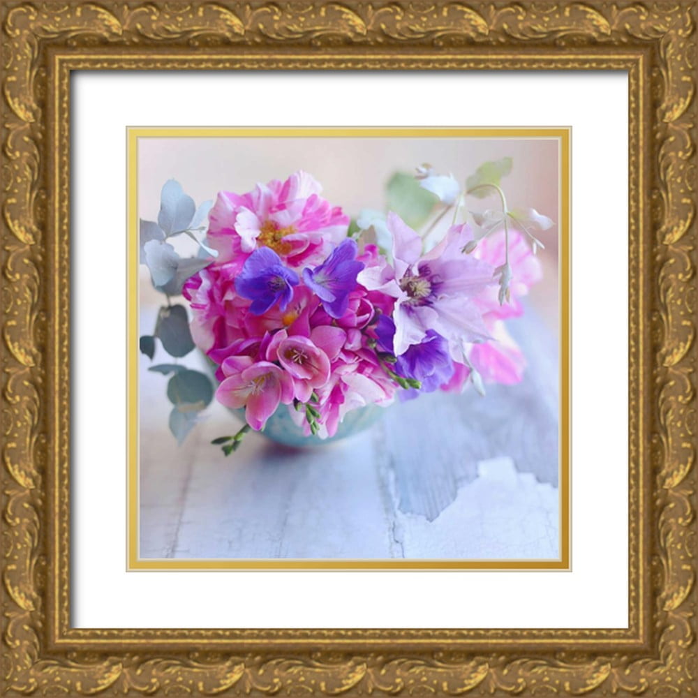 Gardner, Sarah 15x15 Gold Ornate Wood Framed with Double Matting Museum Art Print Titled ...