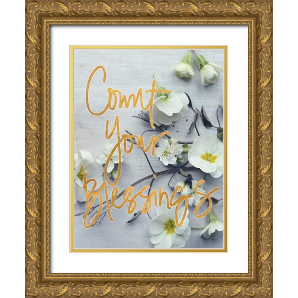 Gardner, Sarah 19x24 Gold Ornate Wood Framed with Double Matting Museum Art Print Titled - Count ...