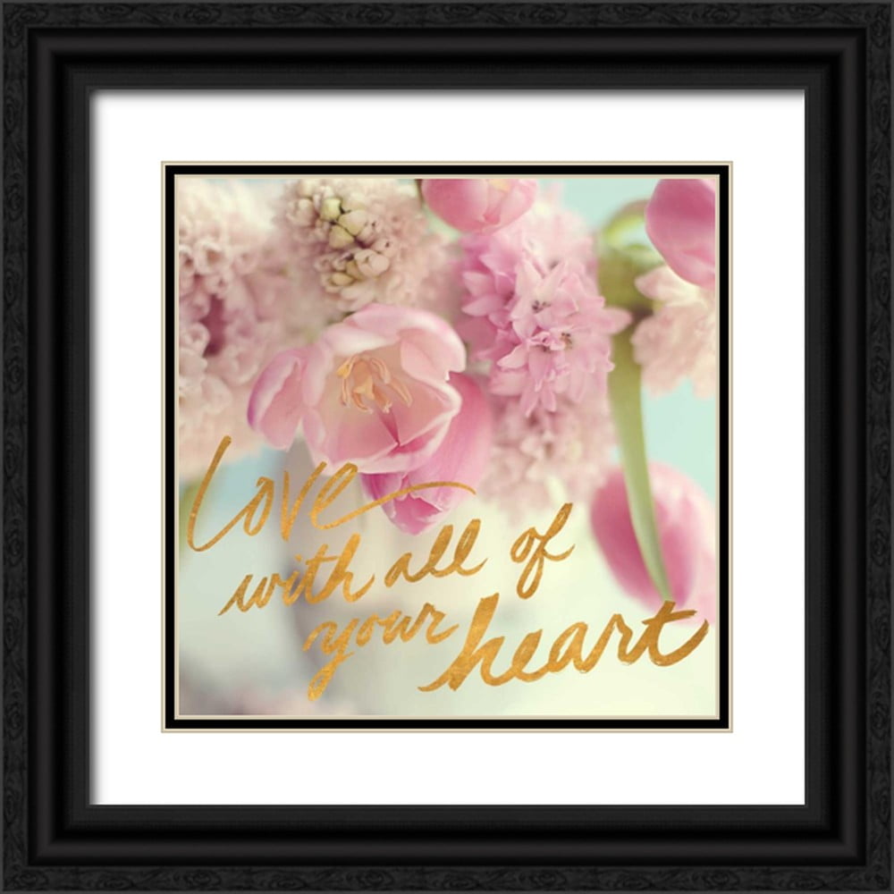 Gardner, Sarah 26x26 Black Ornate Wood Framed with Double Matting Museum Art Print Titled - Love ...