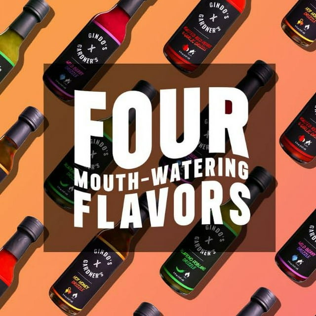 Gardner's Wisconsin Cheese, Drizzle Sauce Variety Pack - 4 Pack - Hot ...