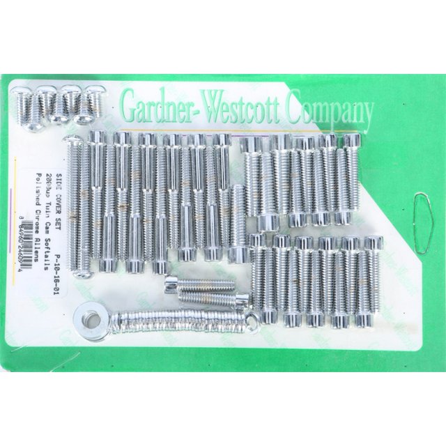 Gardnerwestcott P-10-16-01 Side Cover Chrome Steel Socket-Head Bolt Kit ...