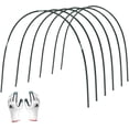 Gardzen Garden Hoops, DIY Grow Tunnel, Greenhouse Hoops for Raised Beds ...