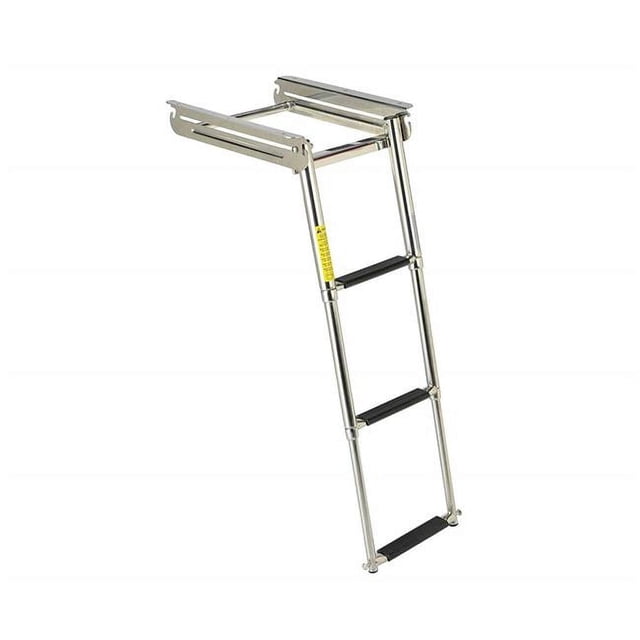 Garelick 3-Step Under Platform Sliding Ladder for Swim Boat & Pontoon ...