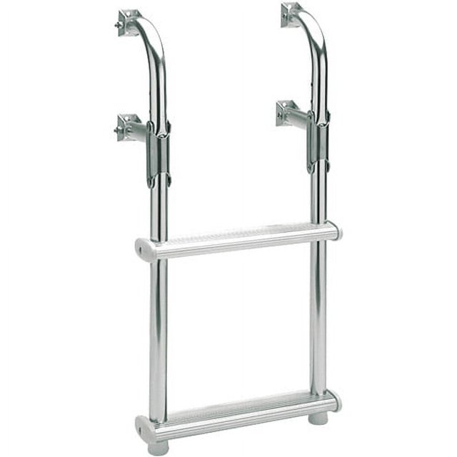 Garelick EEz-In Compact Transom Ladder with 12" Wide Aluminum Steps ...