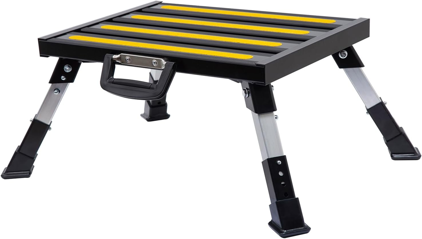 GarfatolRv Adjustable RV Steps - Aluminum Folding Platform, Anti-Slip ...