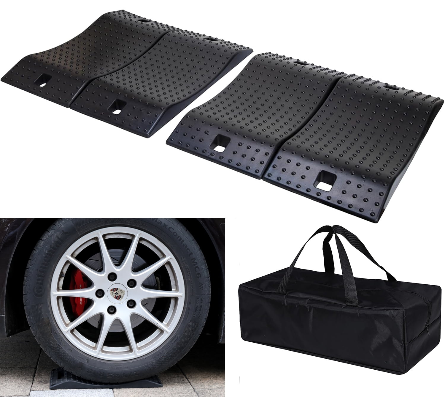 GarfatolRv Anti-Slip Tire Saver Ramps for Auto, Trailer, Truck, Vehicle ...