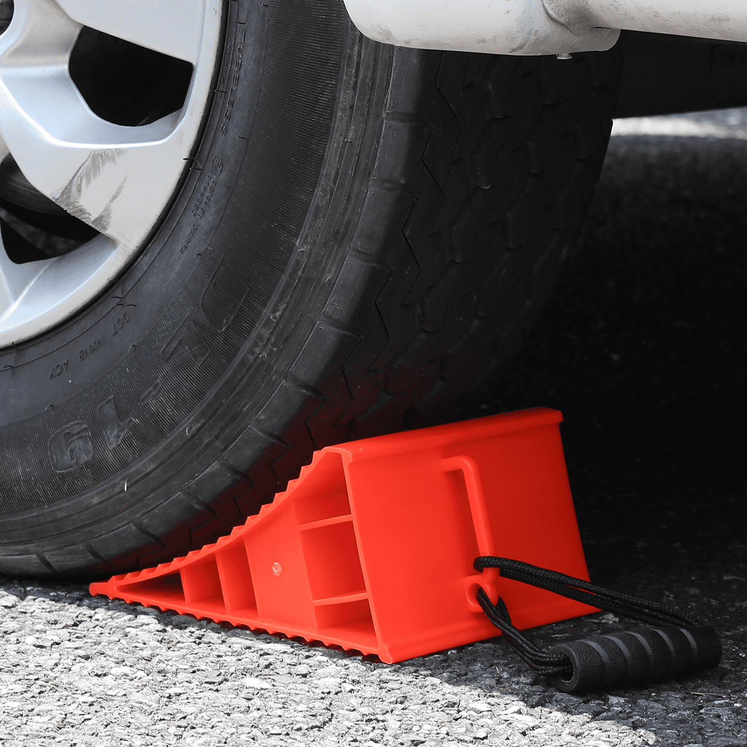 GarfatolRv Large RV Wheel Chocks with Rope, Safety for Trailers, Trucks ...