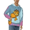 Garfield 3d Printed Hoodie With Large Hood And Pockets Unisex ...