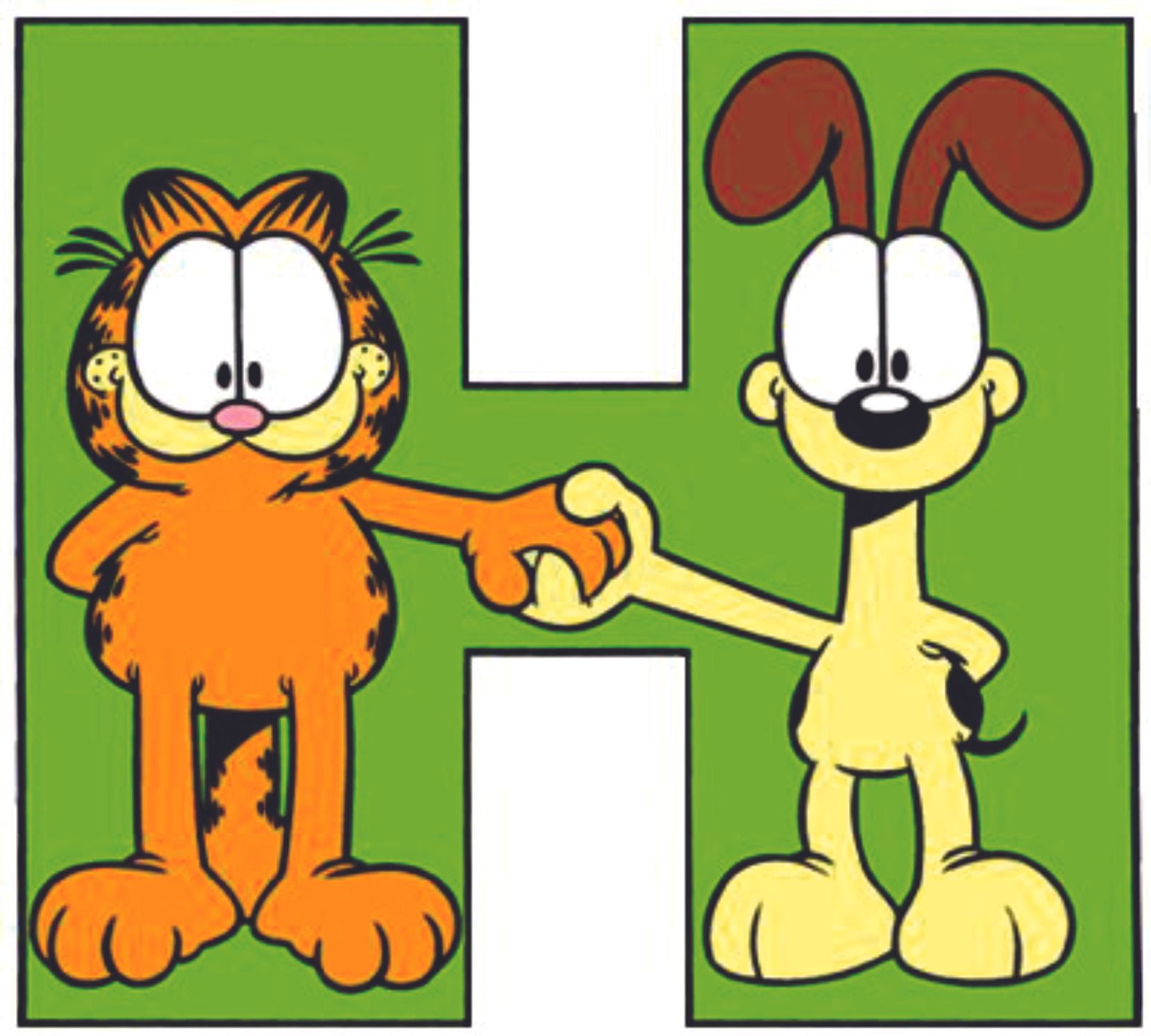 Garfield And Friends Cat Garfield Customized Wall Decal - Custom Vinyl ...