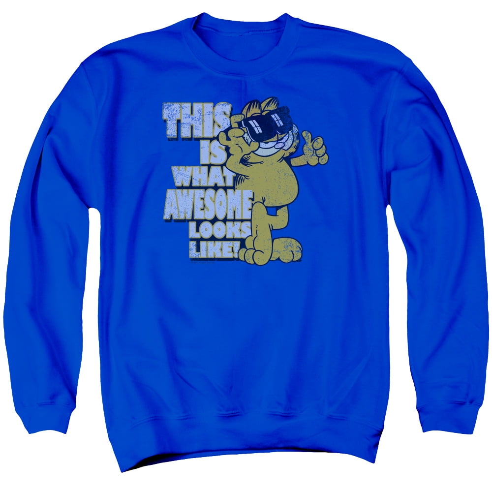 Garfield - Awesome - Crewneck Sweatshirt - X-Large - Walmart.com