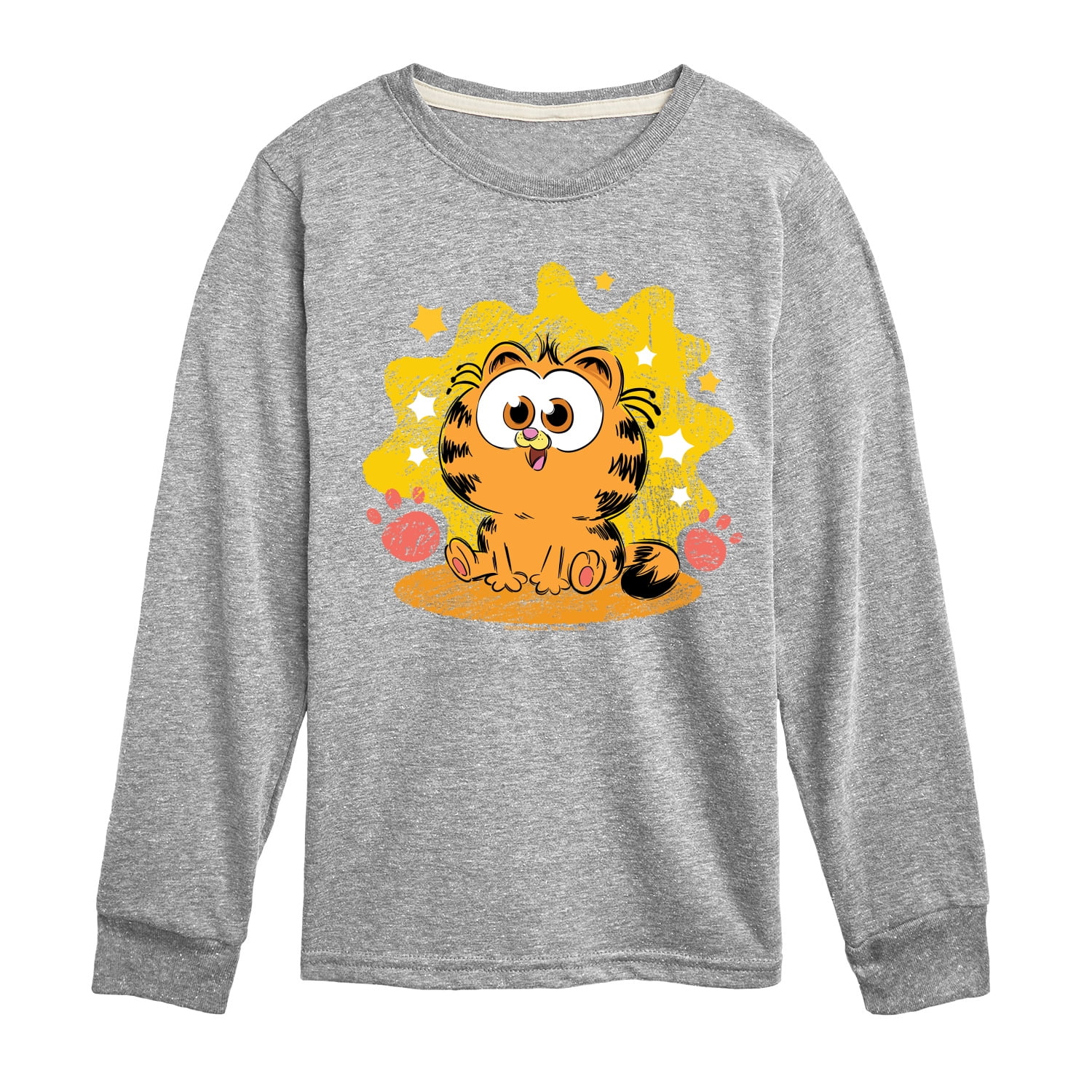 Garfield - Baby Garfield Paws And Stars - Toddler & Youth Long Sleeve ...
