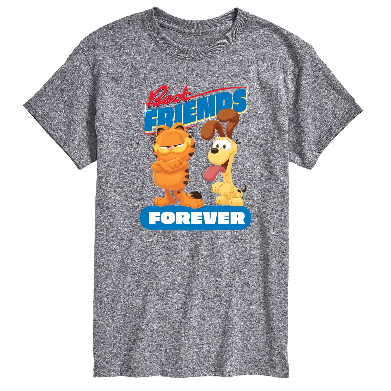 Garfield - Best Friends Forever - Adult Short Sleeve Tee - Walmart.com