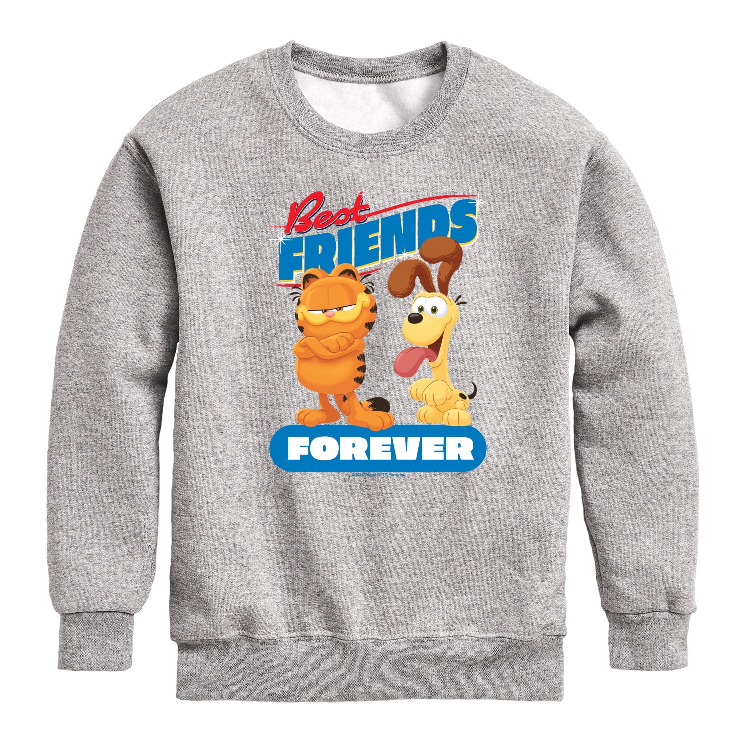Garfield - Best Friends Forever - Toddler & Youth Crewneck Fleece ...